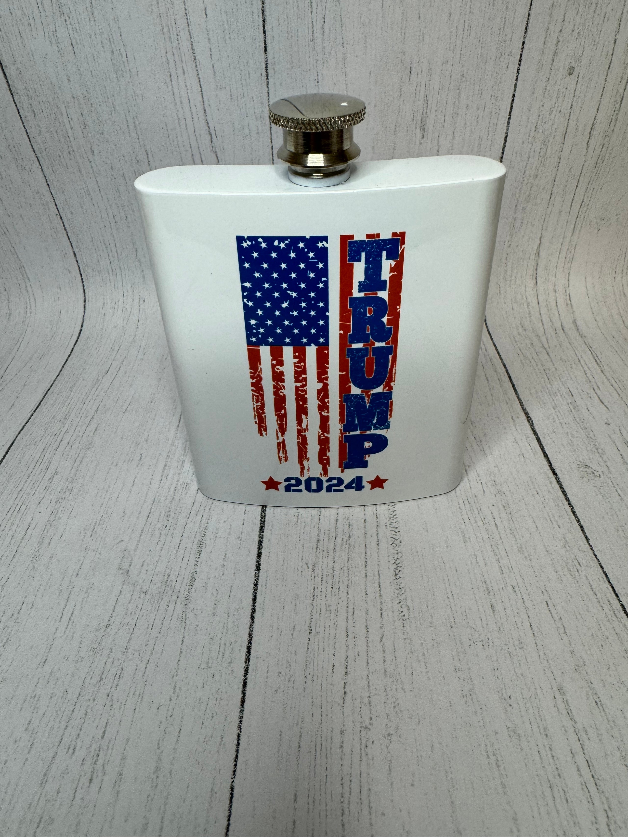 Trump 2024 Flask 7 oz | Keeva's Designs